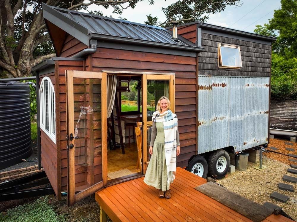 Living Big in a Tiny House - She Started With Only $3000 And Built This Incredible Tiny House!