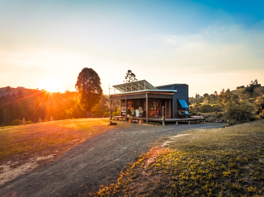 Living Big in a Tiny House - Adventurous Woman’s Remote Off-Grid Tiny ...
