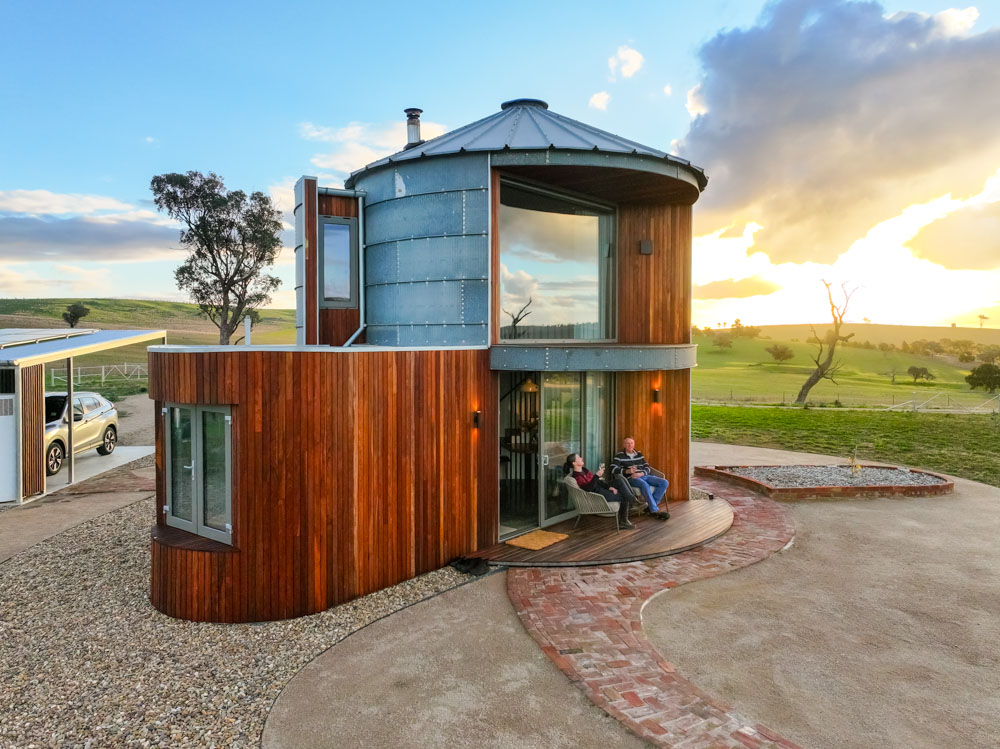 Living Big in a Tiny House - This Silo Home is an Architectural Wonder!