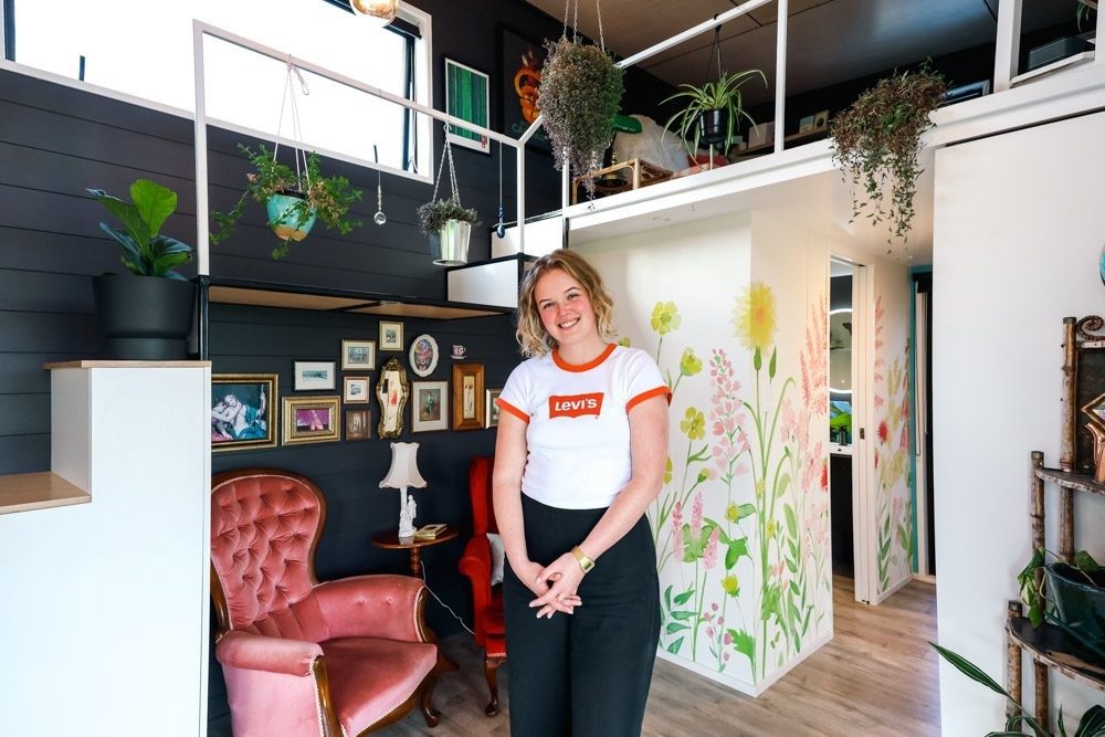 Living Big in a Tiny House - Young Woman's Off-Grid Tiny House & Farm ...