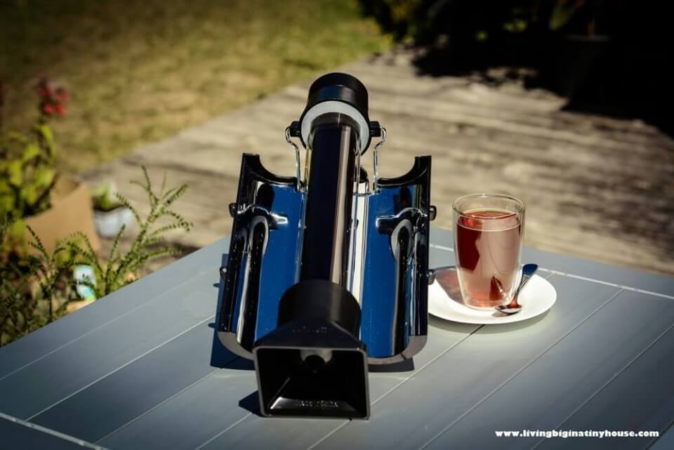 Living Big in a Tiny House - Trying out the SunRocket Solar Kettle