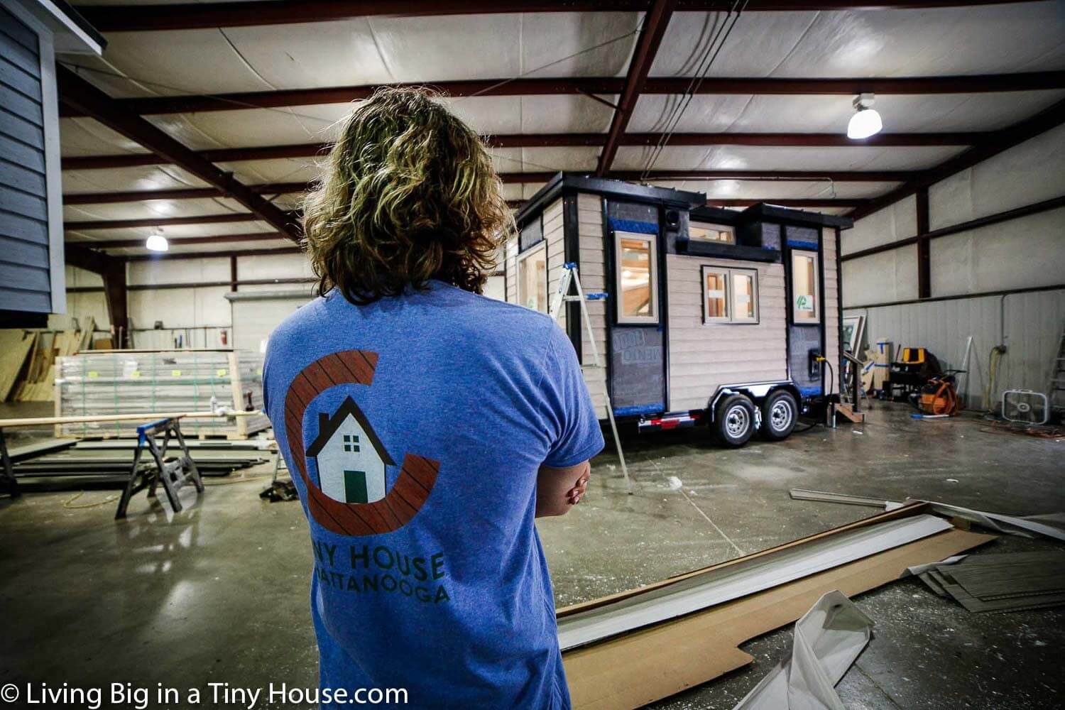Living Big in a Tiny House - Building a Tiny House on Wheels! The Whole ...