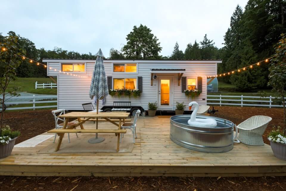 Living Big in a Tiny House - Family’s Fantastic Farmhouse-Style Tiny Home