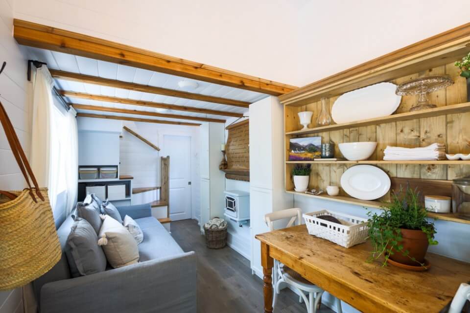 Living Big in a Tiny House - Family’s Fantastic Farmhouse-Style Tiny Home