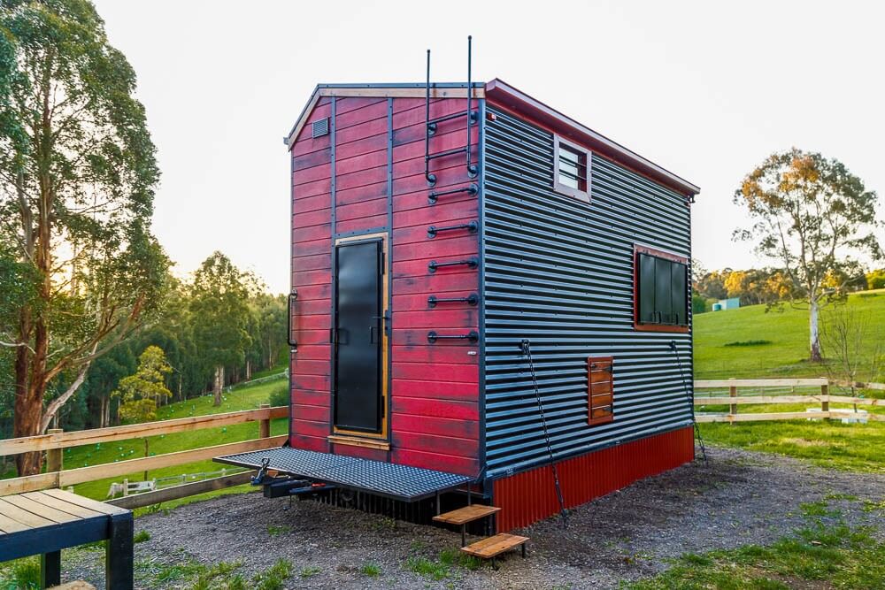 Living Big in a Tiny House - Builder’s Incredible Fire Resistant, Off ...