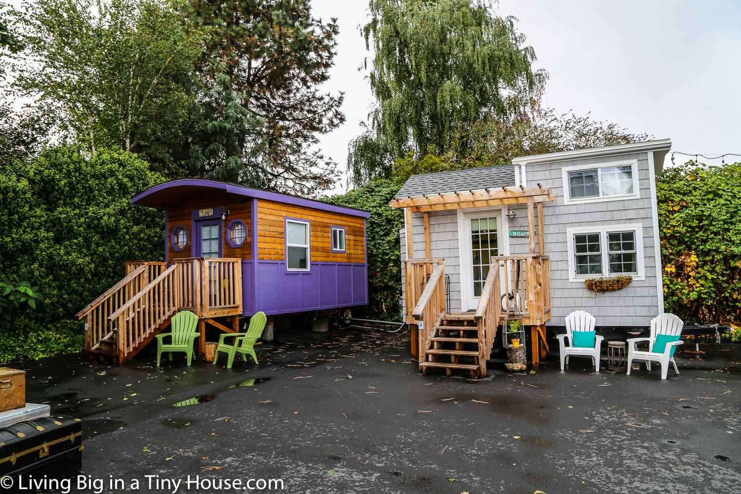 Living Big in a Tiny House - Beautiful Train Caboose Inspired Tiny ...